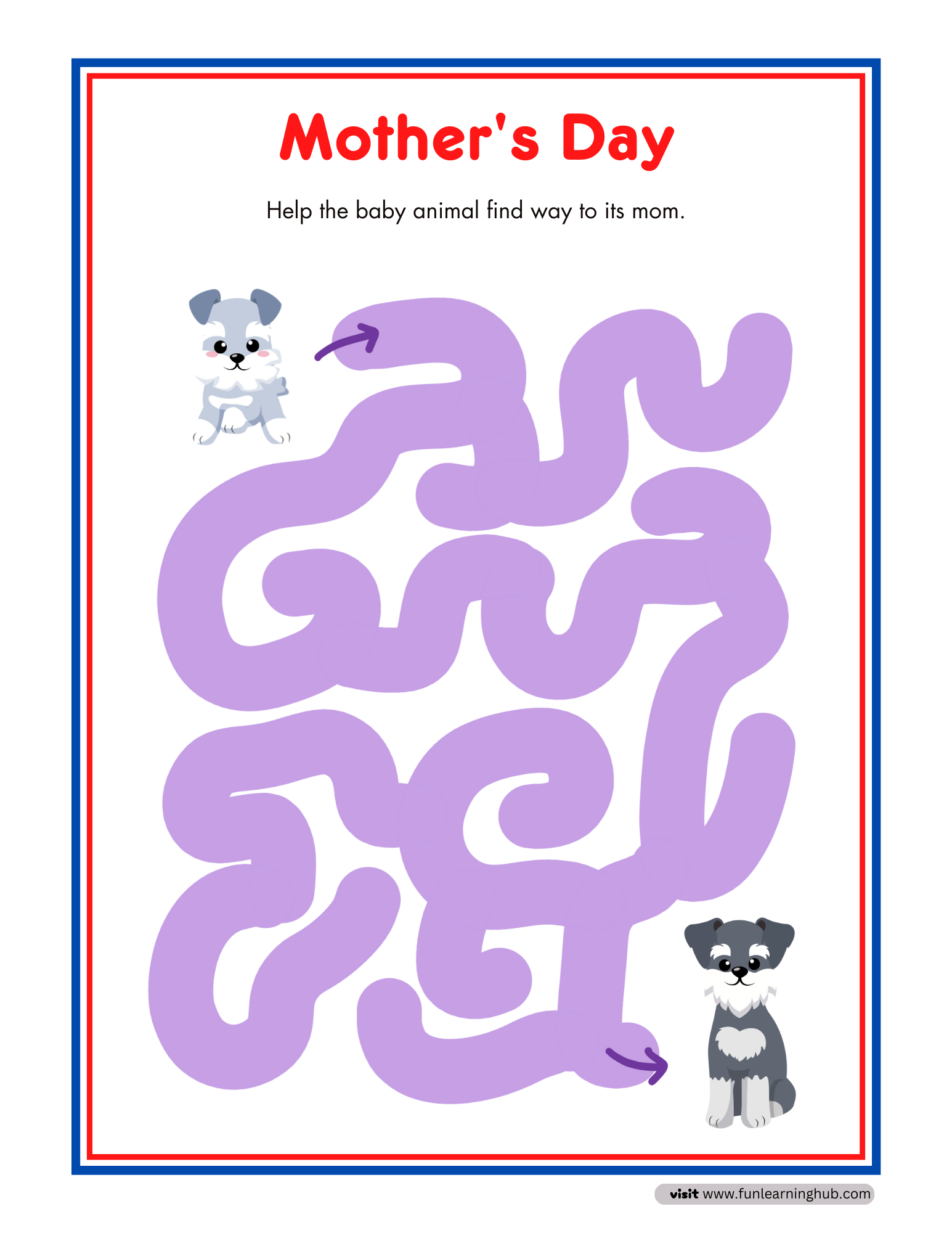 Mother's Day Worksheets - Fun Learning Hub