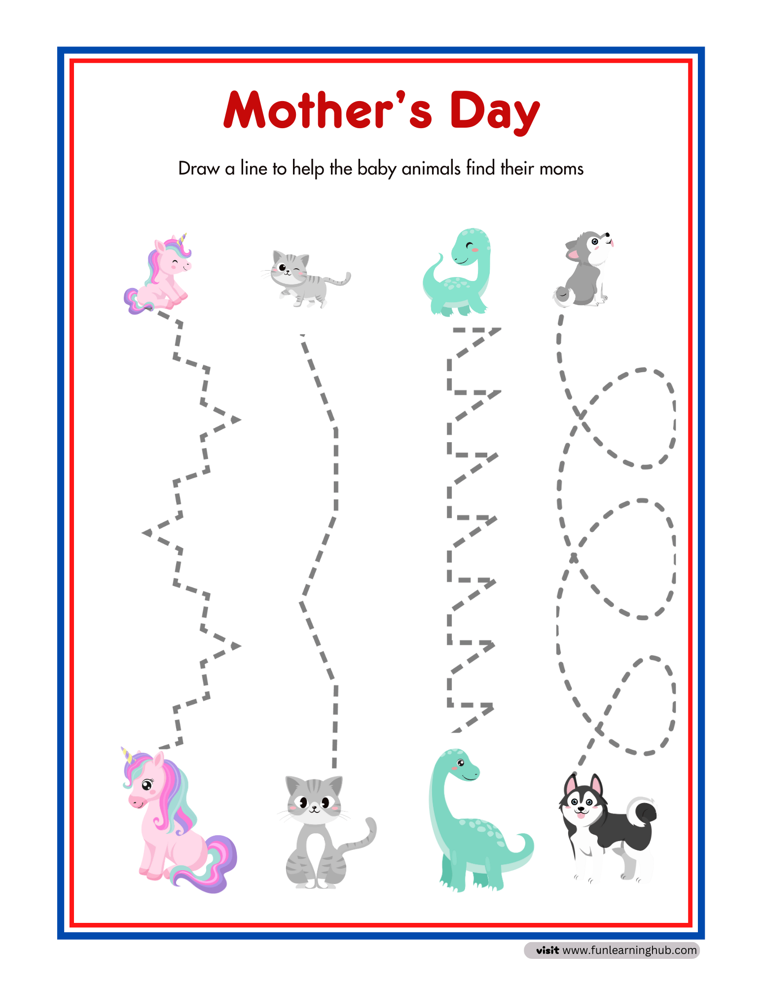 Mother's Day Worksheets - Fun Learning Hub