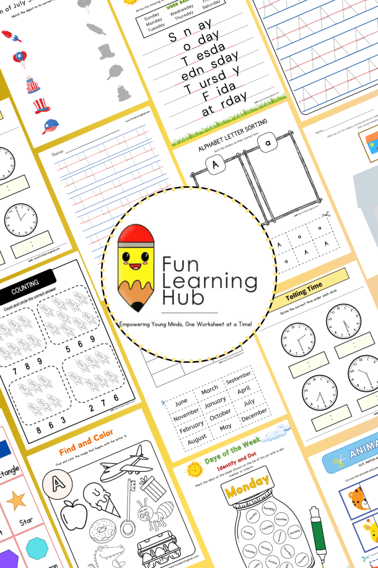 Shapes Activity Printable - Fun Learning Hub