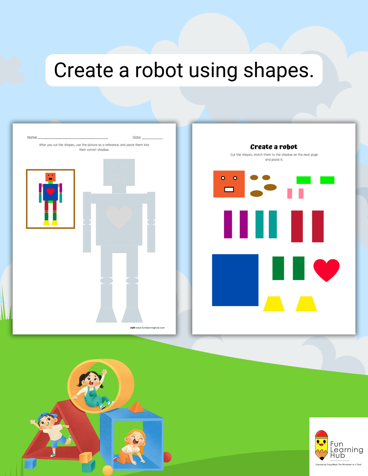 Build with Shapes - Fun Learning Hub