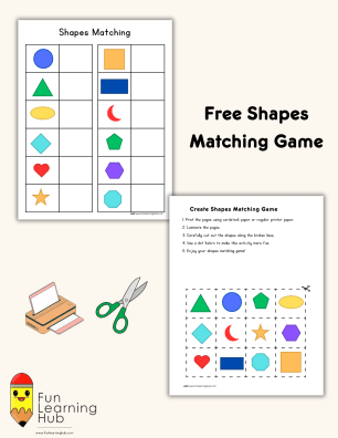 Shapes Activity Printable - Fun Learning Hub