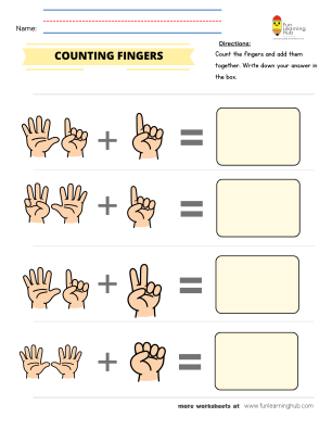 Free Kindergarten Picture Addition Worksheets (50 Free Printable) - Fun ...