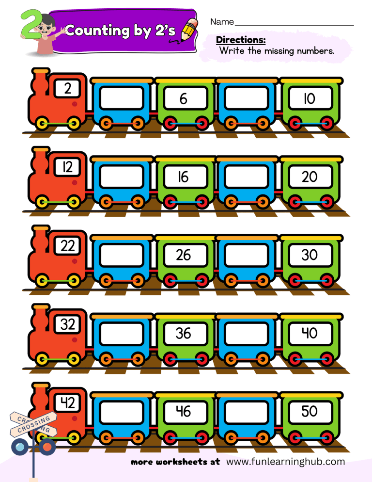Skip Counting by 2's - Fun Learning Hub