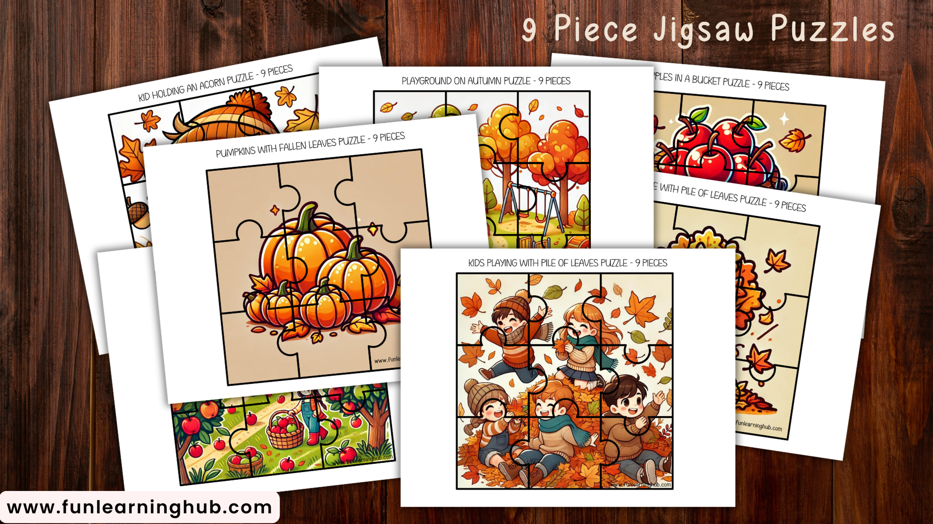 Free Autumn Puzzles for Kids: 30+ Fun Printables