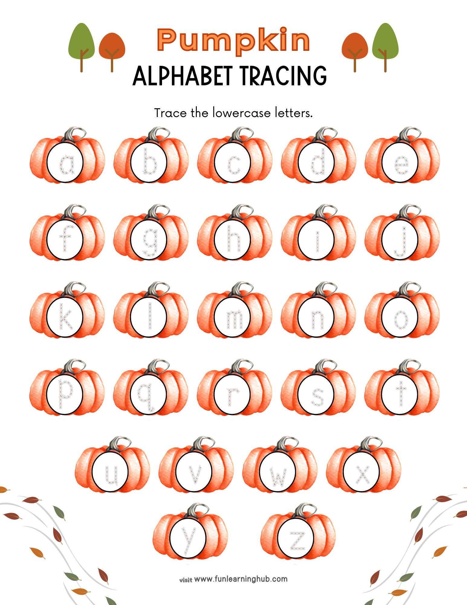 Free Pumpkin Worksheets for Parents, Teachers, and Homeschoolers - Fun ...
