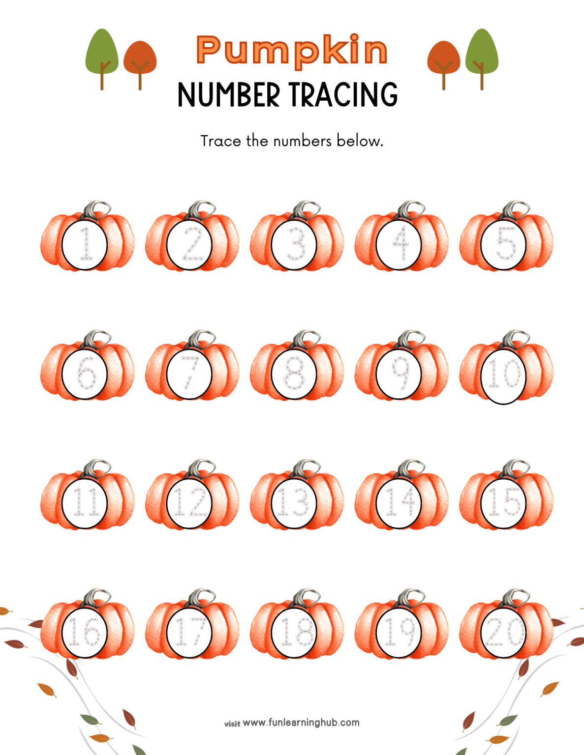 60+ Free Fall/Autumn Worksheets to Download - Fun Learning Hub