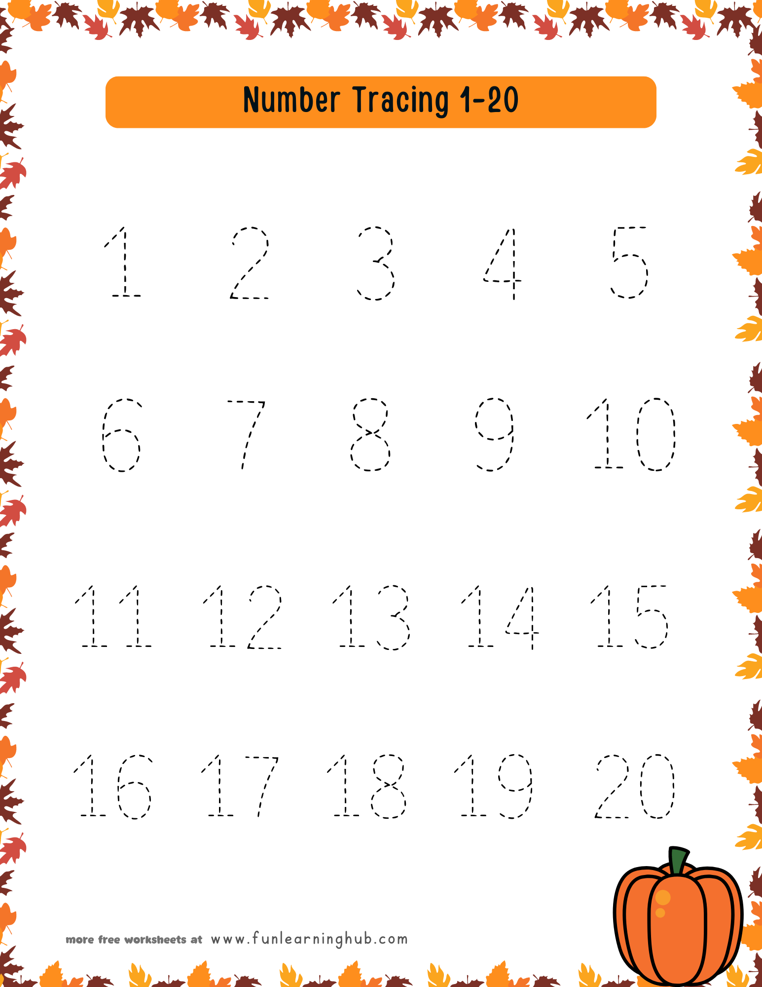 60+ Free Fall/Autumn Worksheets to Download - Fun Learning Hub