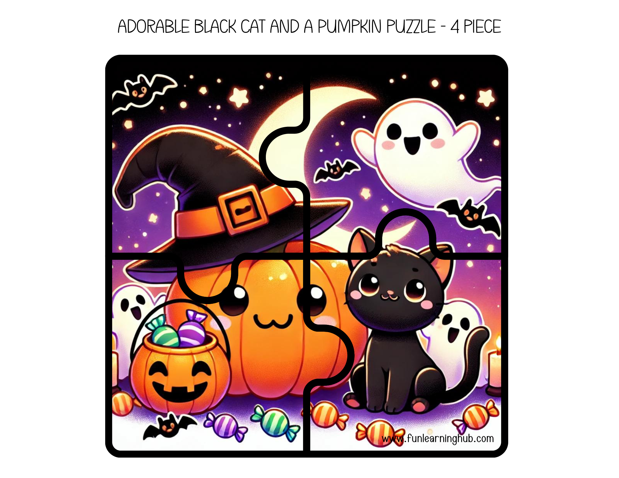 30+ Free Fun Halloween Puzzles for Kids - Free Printables