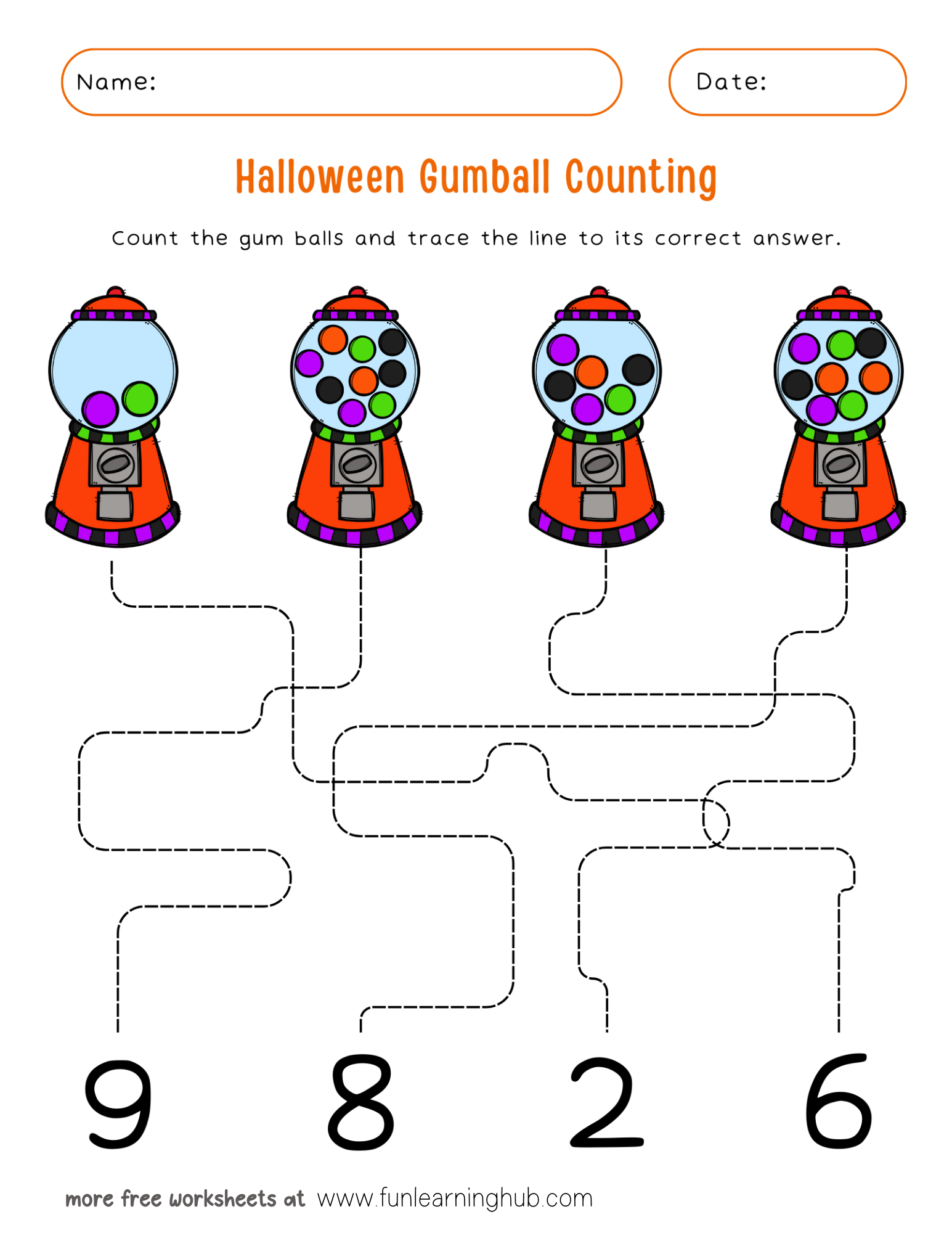 Download 60+ FREE Halloween Worksheets for Kids - Fun Learning Hub