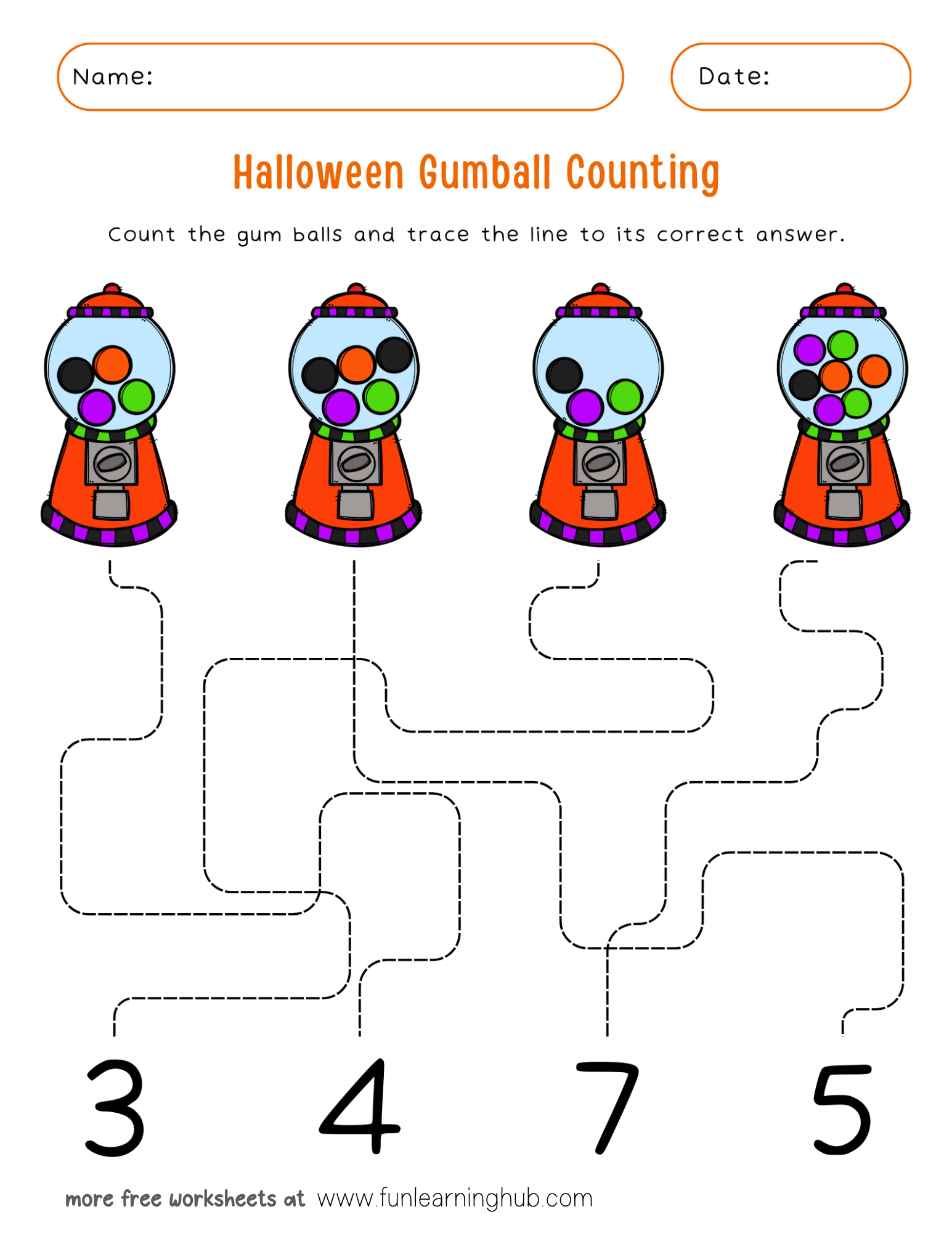 Download 60+ FREE Halloween Worksheets for Kids - Fun Learning Hub
