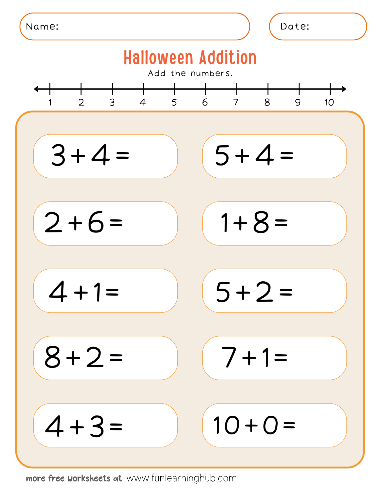 Download 60+ FREE Halloween Worksheets for Kids - Fun Learning Hub