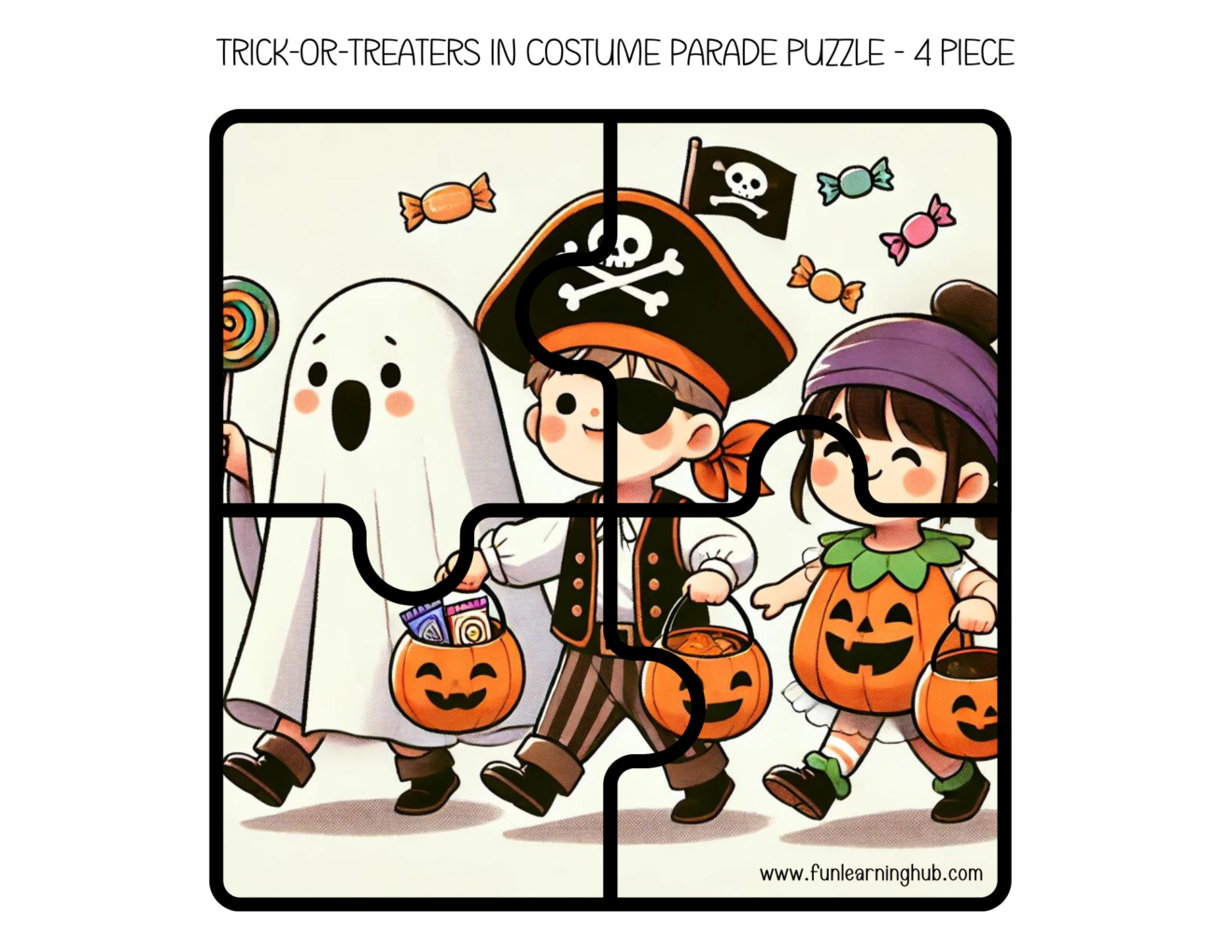 30+ Free Fun Halloween Puzzles for Kids - Free Printables