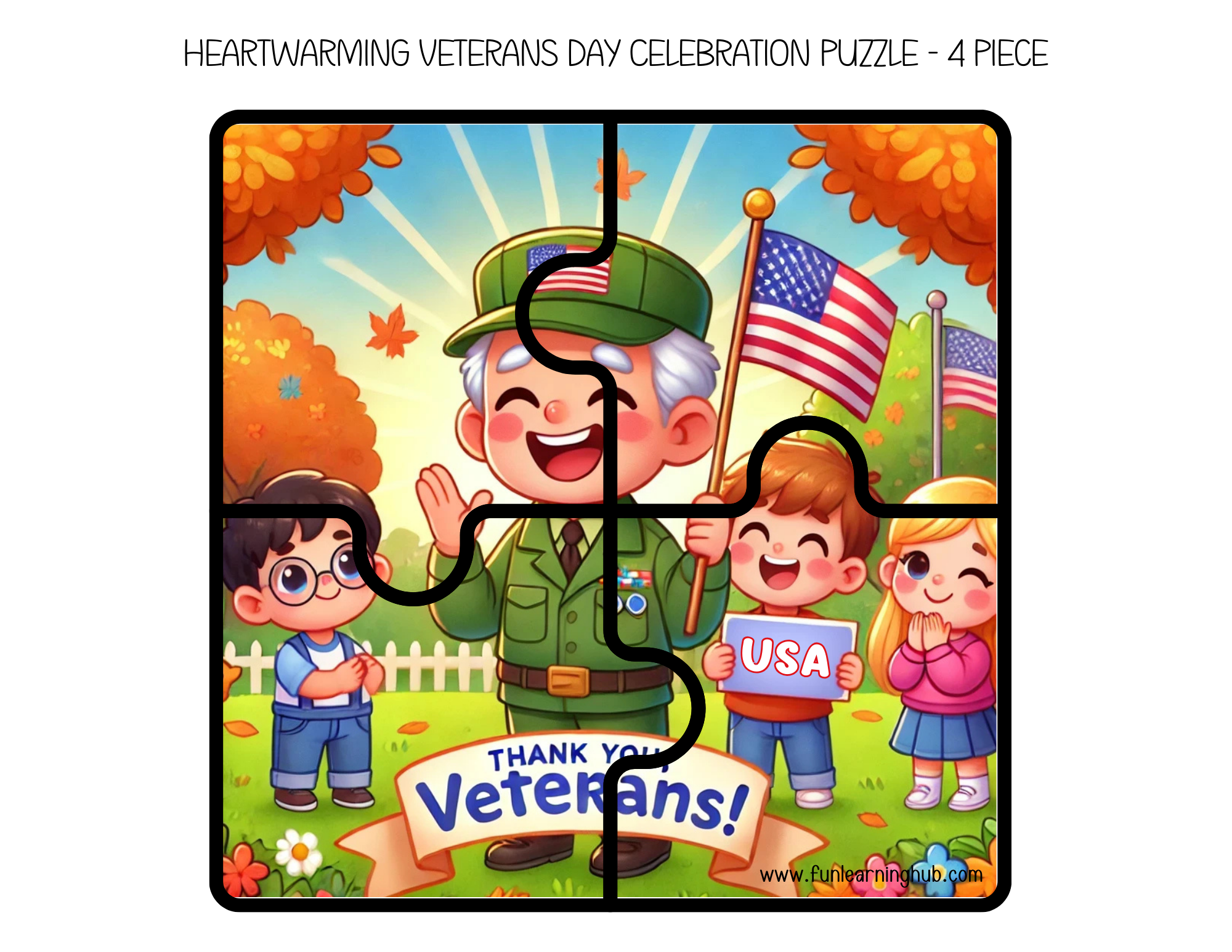 30+ Free Veterans Day Printable Puzzles For Kids: Fun Activities To ...