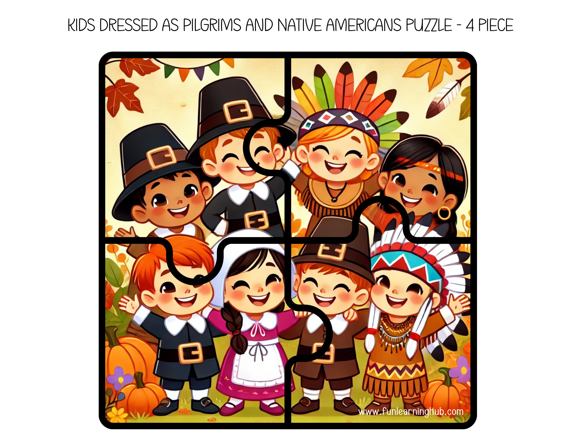 Free 40+ Thanksgiving Puzzles: Printable for Teachers, Parents and ...