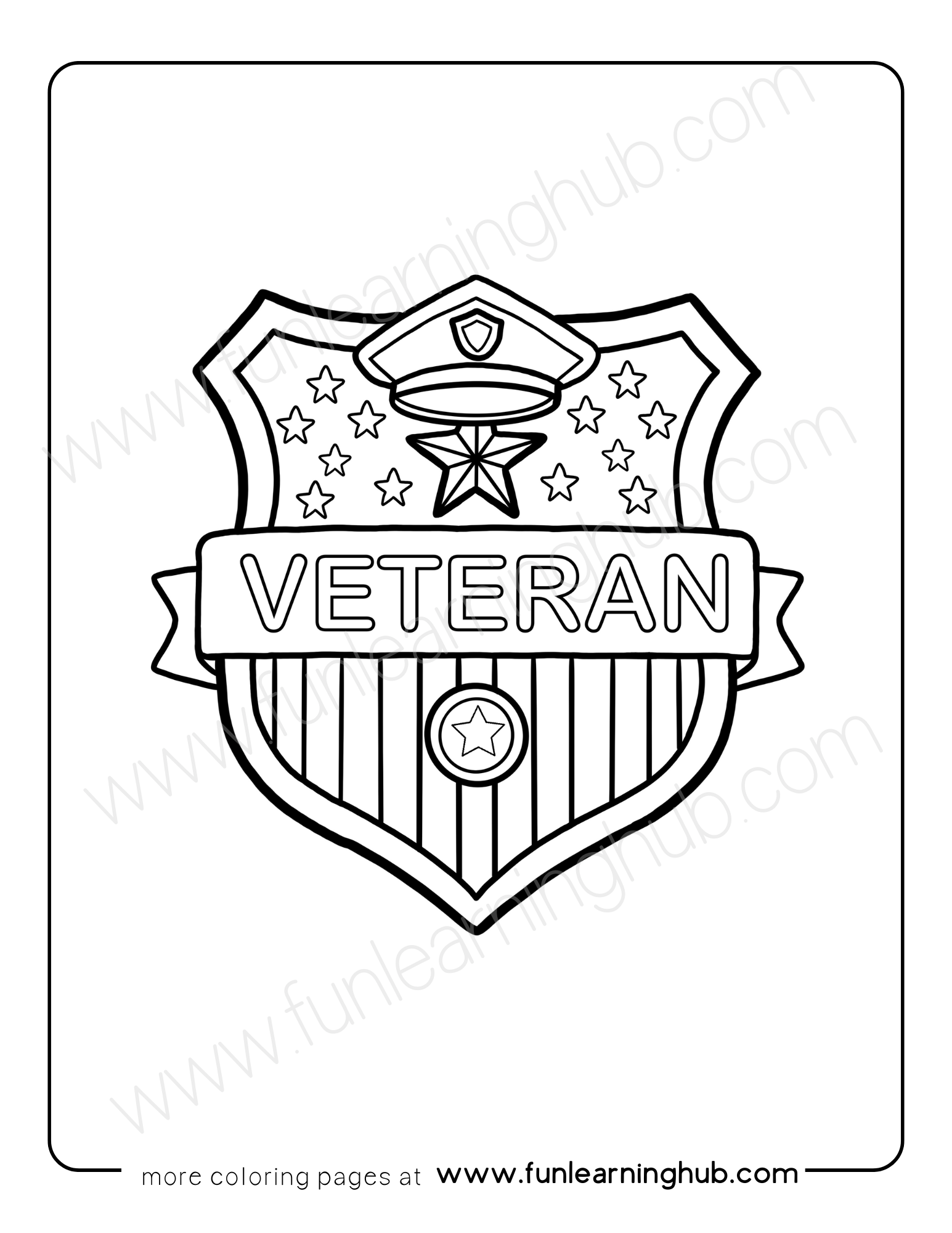16 Free Veterans Day Coloring Pages – Download, Print, and Color - Fun ...