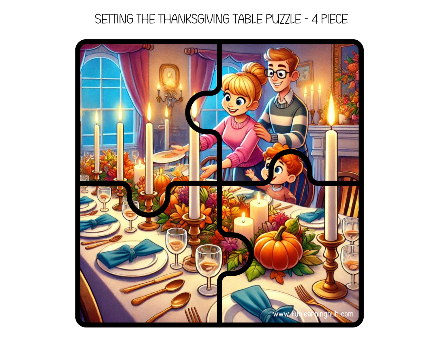 Free 40+ Thanksgiving Puzzles: Printable for Teachers, Parents and ...