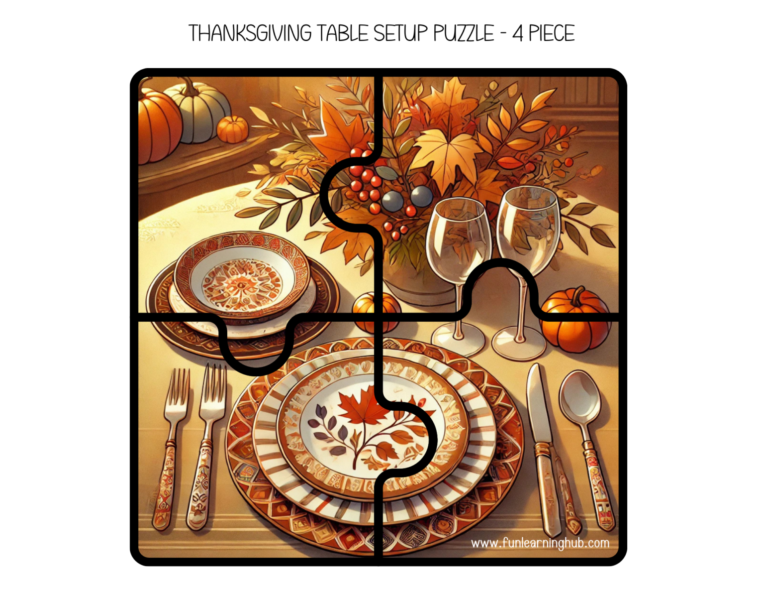 Free 40+ Thanksgiving Puzzles: Printable for Teachers, Parents and ...