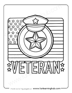 16 Free Veterans Day Coloring Pages – Download, Print, and Color - Fun ...