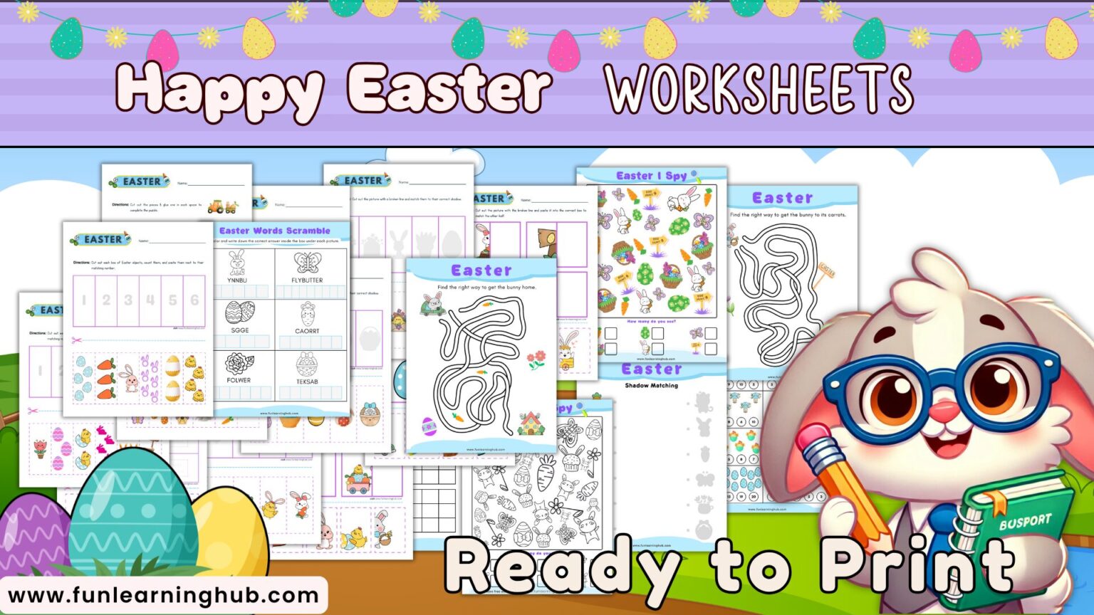 Easter Worksheets - Fun Learning Hub